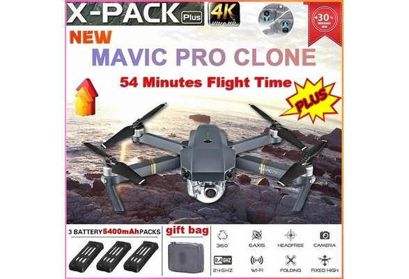 Future 2020 Top Quality Mavic Pro Clone New Upgrade XT 1 Plus Clone Dji Mavic Pro Foldable Drone Aerial Wide angle HD WIFI Camera RC Drone Quadcopters Wish