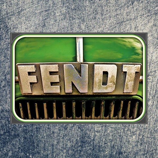 Classic Vintage Fendt Logo Tin Sign Bar Pub Store Home Wall Decor Metal ...