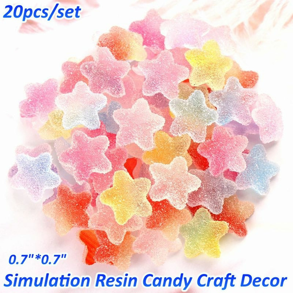 20Pcs/lot Fake Candy Resin Craft Decor DIY Scrapbooking Embellishment ...