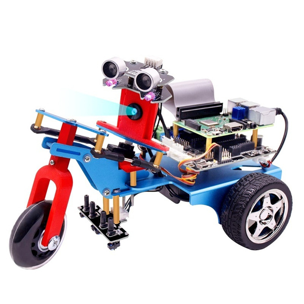Raspberry Pi TrikeBot Smart Robot Car Kit Programmable Learning with HD ...
