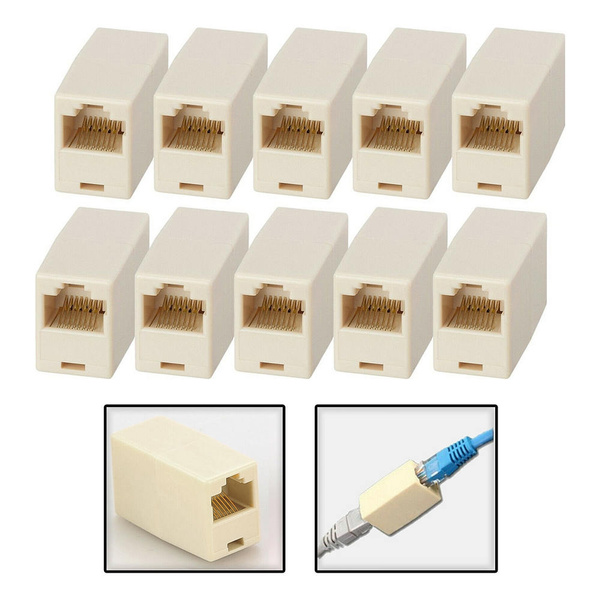 High QualityInternet Ethernet Cable Splitter Connector Adapter Extender ...