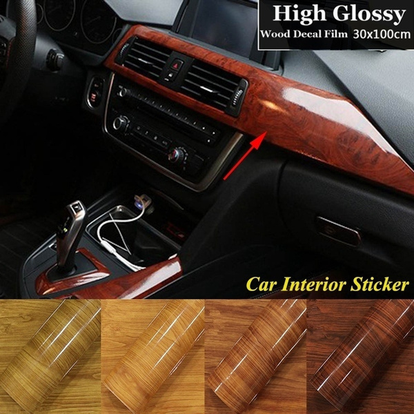 4 Styles New Fashion 30*100Cm Car Interior Self Adhesive Film High ...