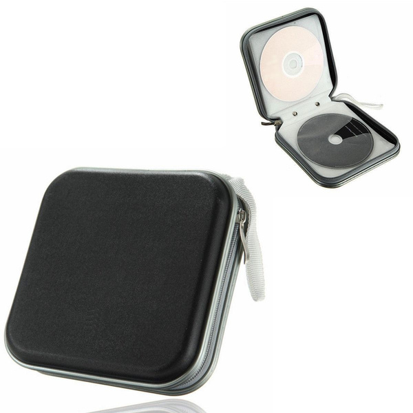 CD bag 40 disc double-sided CD DVD storage case organizer holder hard ...