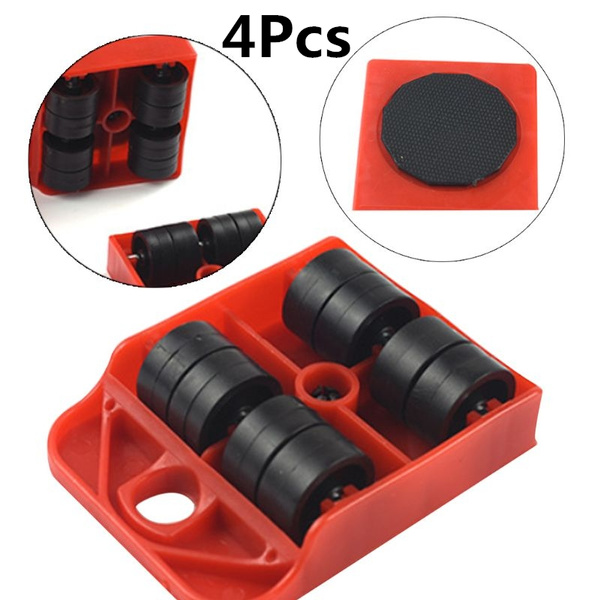 4pcs Moves Furniture Tool Transport Shifter Moving Wheel Slider Remover ...