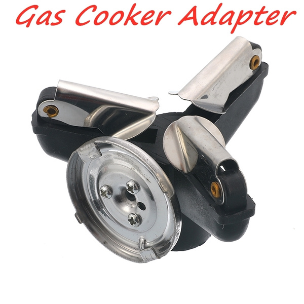 Outdoor Camping Gas Cooker Adapter Three-Leg Transfer Head Gas Bottle ...