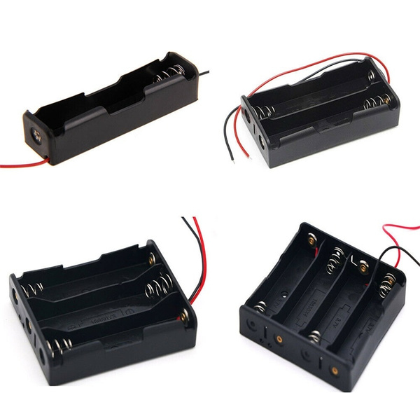 18650 Battery Case Box Holder 3.7V 1X 2X 3X 4X 18650 Plastic Storage ...