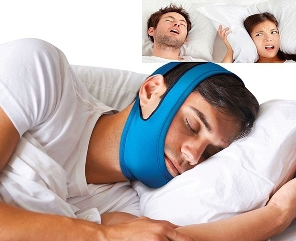 Snore Stop Belt Anti Snoring Cpap Chin Strap Sleep Apnea Jaw Solution ...