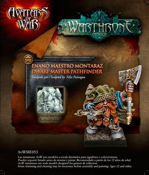 28302 Avatars of War Dwarf Pathfinder Hero | Wish