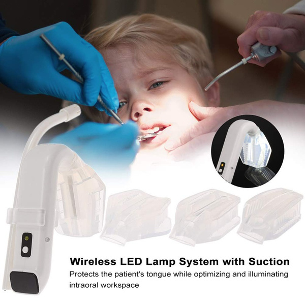 Dental Intraoral light endoscope with suction Wireless LED Lamp system ...