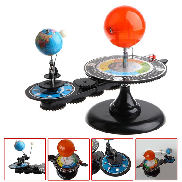 1set Sun Earth Moon Solar System Orbital Model Educational Planetarium ...