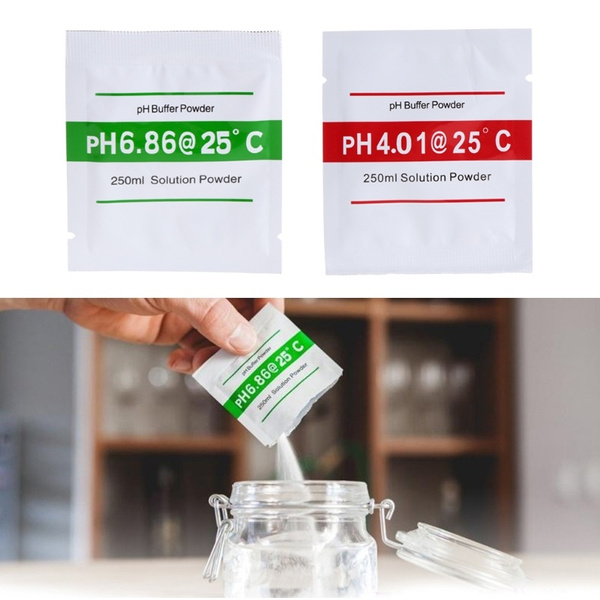 20 Pcs PH Buffer Solution Powder PH For Test Meter Measure Calibration ... 20 Pcs PH Buffer Solution Powder PH For Test Meter Measure Calibration ...