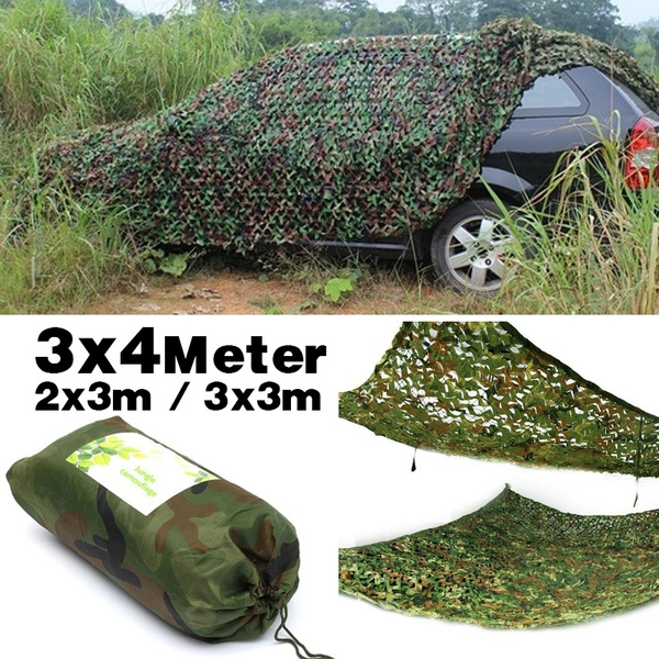 2mx3m, 3mx3m, 3mx4m Woodland Landscaping Layout Camouflage Net Camping ...
