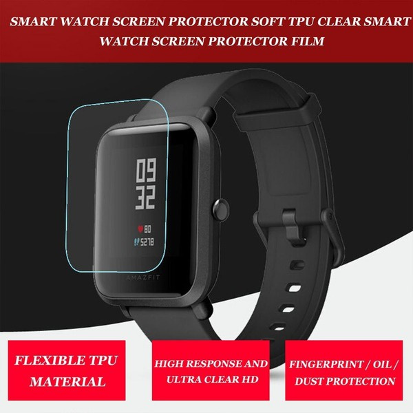 Smart Watch Screen Protector Soft TPU Clear Smart Watch Screen ...