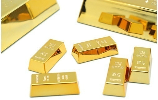 Fine Gold Fridge Sticker Magnet Fake Gold Tricky Toys Lifelike Gold ...