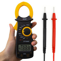 LCD Digital Clamp Multimeter Multitester Electrical Clip on Meter ...