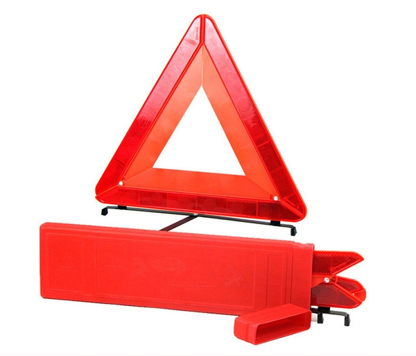 Car emergency folding triangle warning sign frame night temporary ...