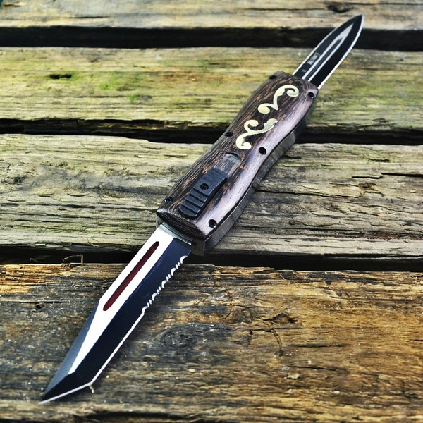 OTF double open automatic knife outdoor knife camping knife survival ...