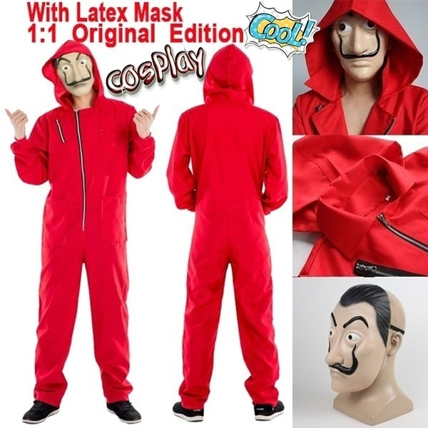 2020 New Salvador Dali Movie Costume Money Heist The House of Paper La ...