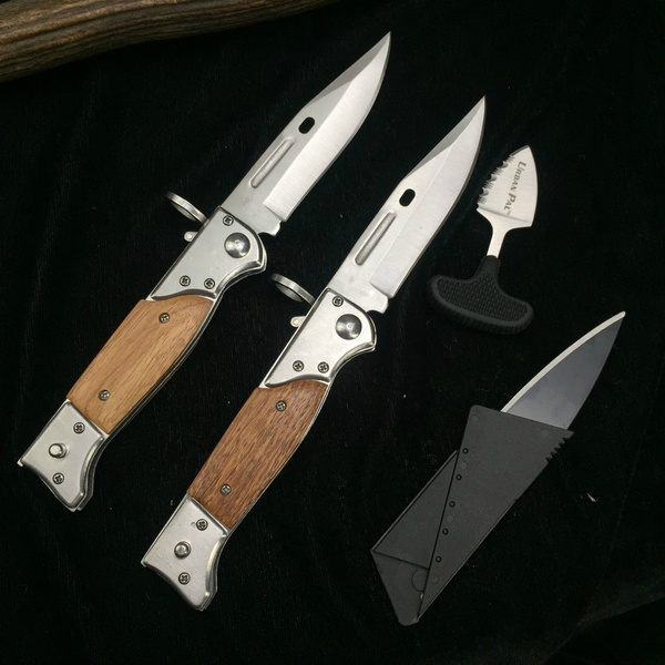 New Product Upgrades |Card knife+Push knife + Gifts Knives Set AK47 ...