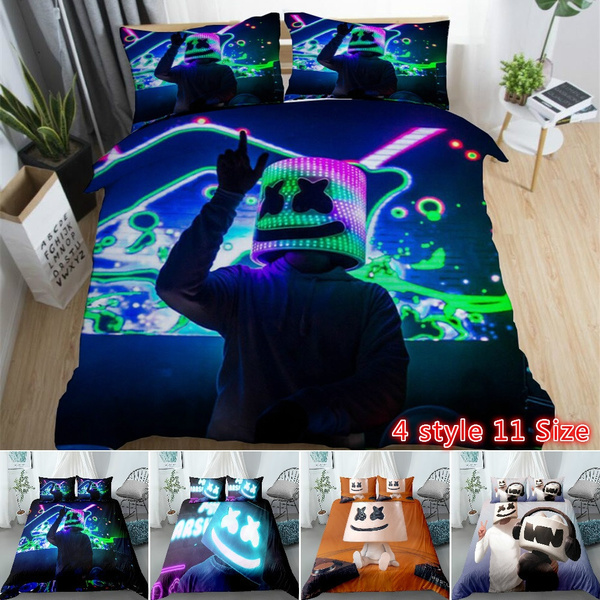 Fashion Dj Marshmello 3D Bedding Sets Printed Duvet Cover Set ...