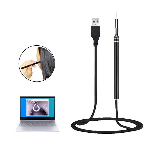 HD USB Ear Care Ear Cleaning With Mini Camera Earpick Visual Ear Spoon ...