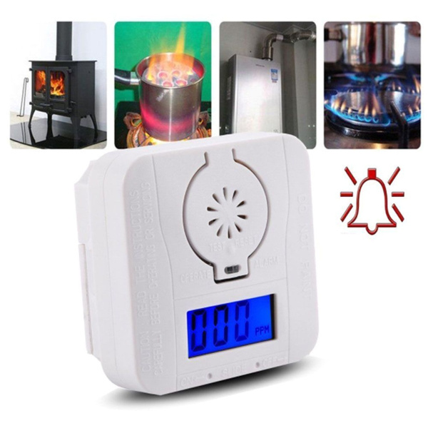 2019 CO Detector Alarm Toxic Gas Detector High Sensitivity Smoke Alarm ...