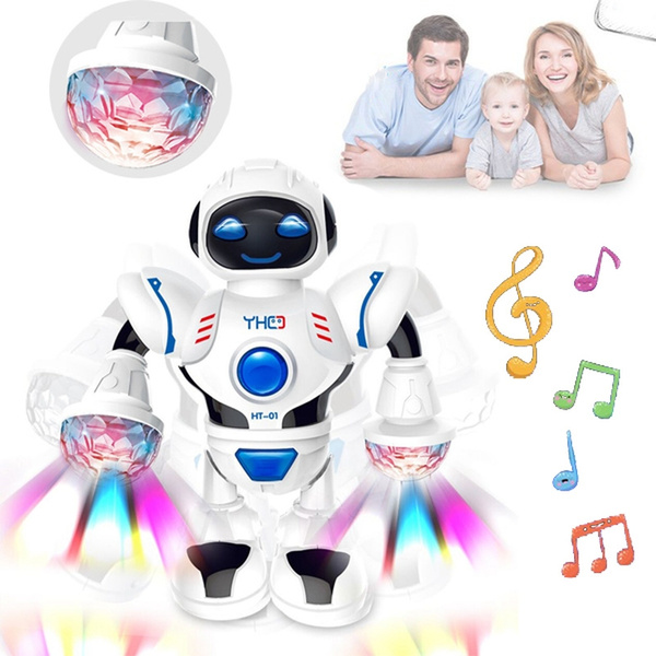 Toddler Multifunctional LED Smart Dance&Music Robot Kids Education Toys ...
