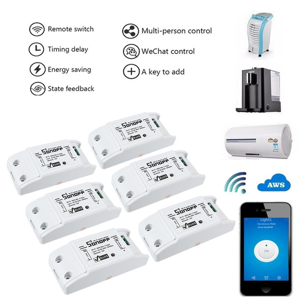 WiFi Wireless Remote Control Smart Switch Module ABS Shell Socket ...