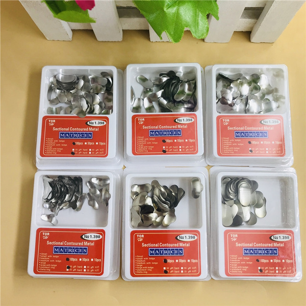 TOR VM 6 Size Choose Dental Sectional Contoured Matrices Refill Matrix ...