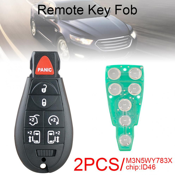 2pcs Car Remote Key Fob Replacement with ID46 Chip M3N5WY783X | Wish