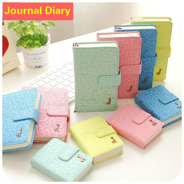 New Kawaii Cartoon Cute Lovely Hardcover Vintage Notebook for School ...
