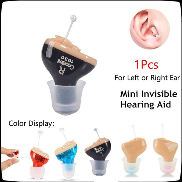 1Pcs Portable Mini Inner Ear Invisible Hearing Aid Device For Left or ...