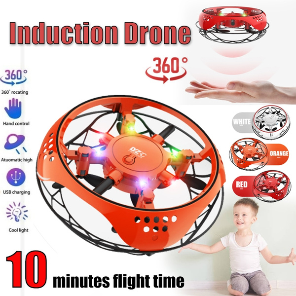 Drone New Infraed Induction Aircraft Levitation UFO Quadcopter LED ...