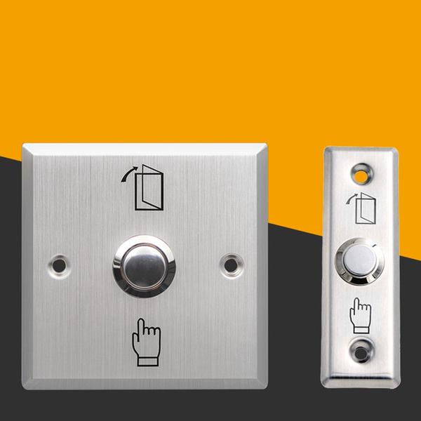 1pc Stainless Steel Door Switch Home Access Control Lock System Self ...