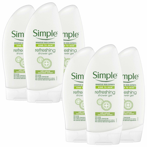 Simple Kind to Skin Refreshing Shower Gel 250ml | Wish