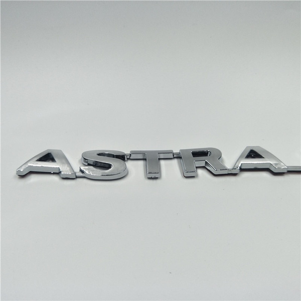 Astra 1.6 logo Car Rear Chrome Sticker Decal For Opel Vauxhall Astra 1. ...