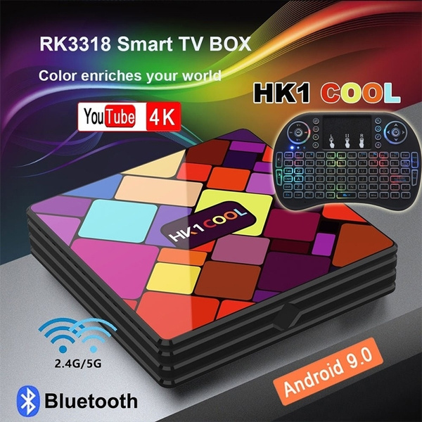Newly Upgraded Android 9.0 OS RK3318 Quad Core 4K Smart TV Box HK1 Cool ...