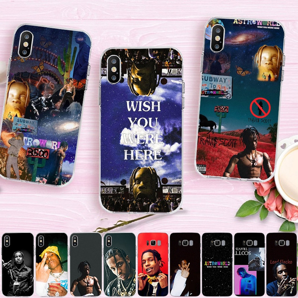 Rapper travis scott Phone Printed Soft Thin TPU Phone Case for IPhone ...