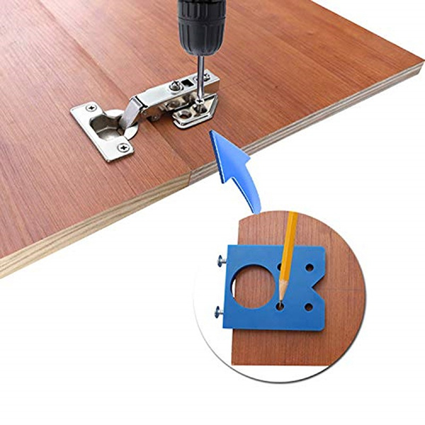 Wood Jig Hinge Jig Hole Saw for Furniture Door Cabinet Hinge ...