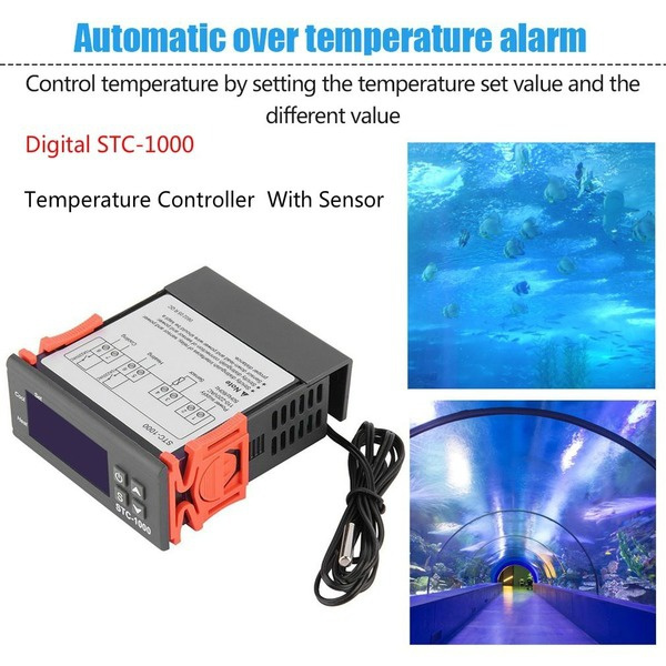 Digital STC-1000 All-Purpose Temperature Controller Thermostat With Sensor | Wish