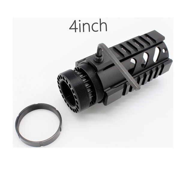 Hot Tactical T-Series 4 inch Length Free Float Handguard Quad Rail ...