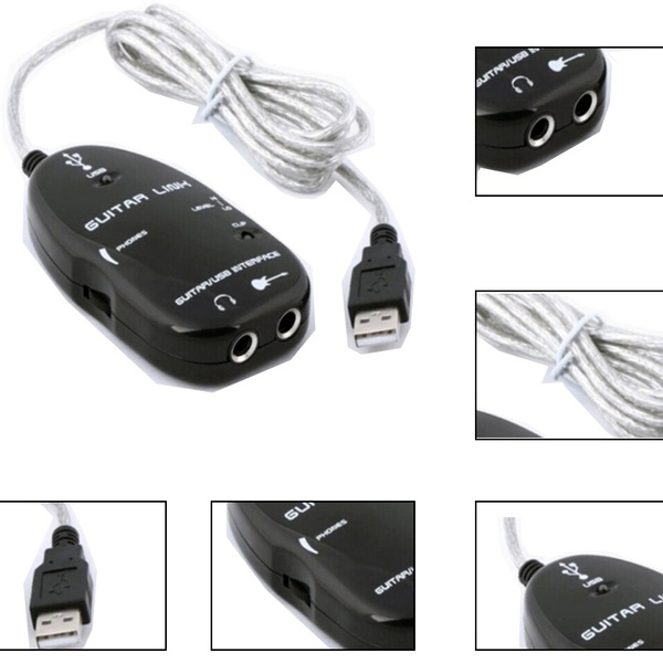 2 Colors USB Recording CD Music Adapter Sound Card Effect Guitar Tuners ...