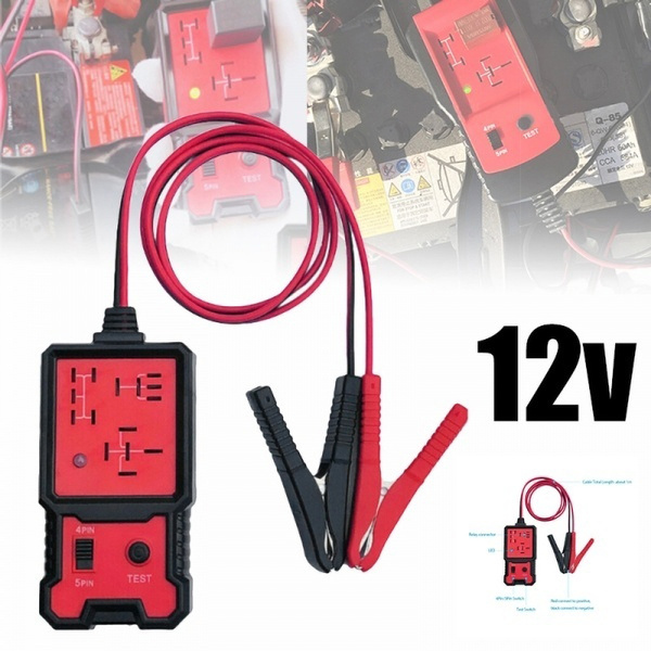 Automotive Relay Tester 12V Car Electronic Relay Detector Auto Battery ...
