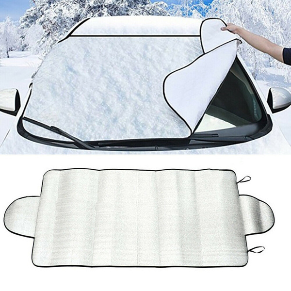 new Car Front Windshield Snow Cover Winter Ice Frost Guard Sunshade ...
