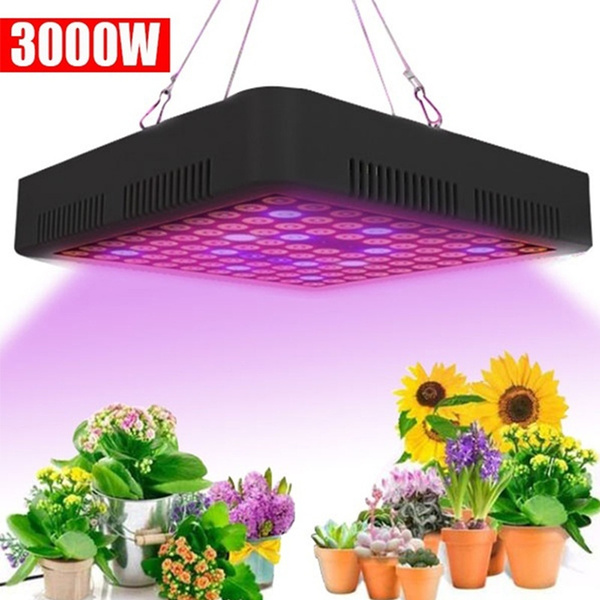 3000W Harmless Full Spectrum LED Plant Grow Light Veg Bloom Lamp Indoor ...