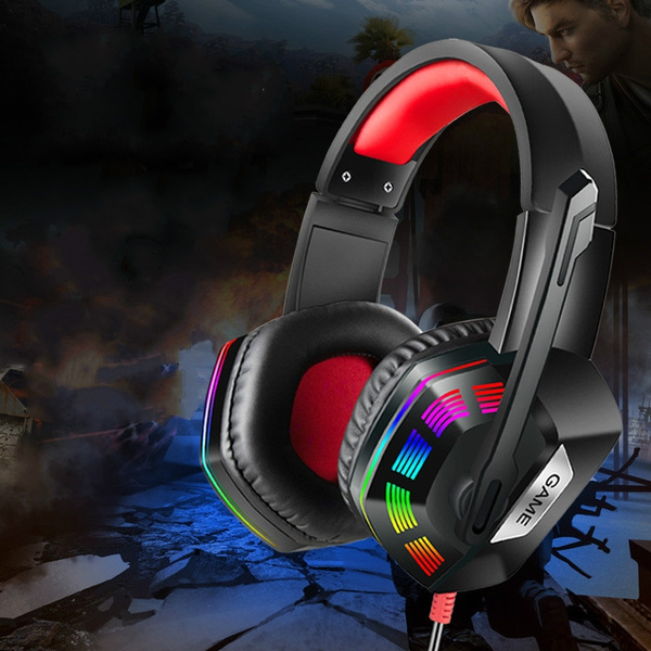New M1 Gaming Headset Headset Wired Light Headset Computer Notebook ...
