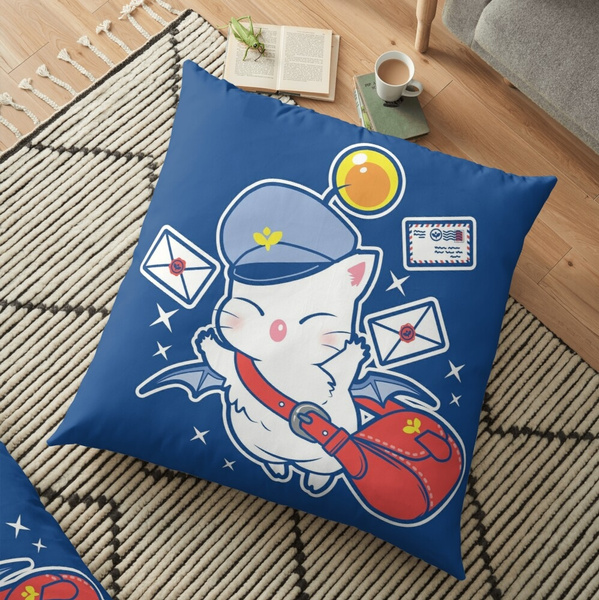 Final Fantasy - Moogle / Mog Mognet Print Pillow Cover Sofa Cushion ...