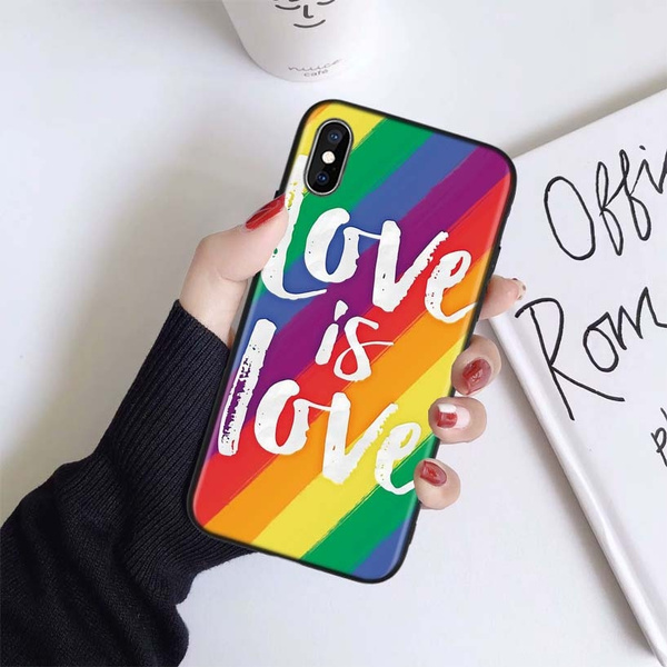 LGBT Rainbow Flag Pride mobile cell phone case cover for iphone 5 5s Se ...