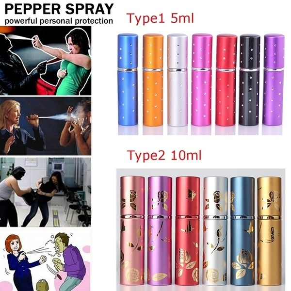Outdoor Security Mini Anti Wolf Sprayer Pepper Spray Lipstick Female ...
