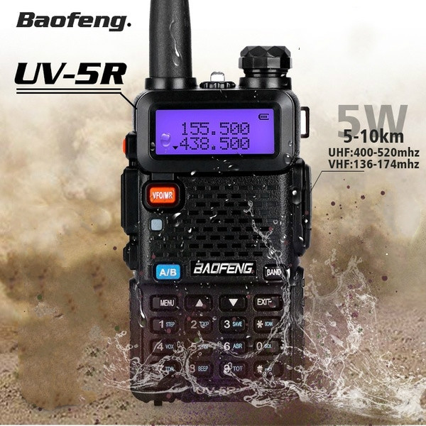 Two Way Radio Scanner Transceiver Handheld Police Fire Portable Baofeng ...